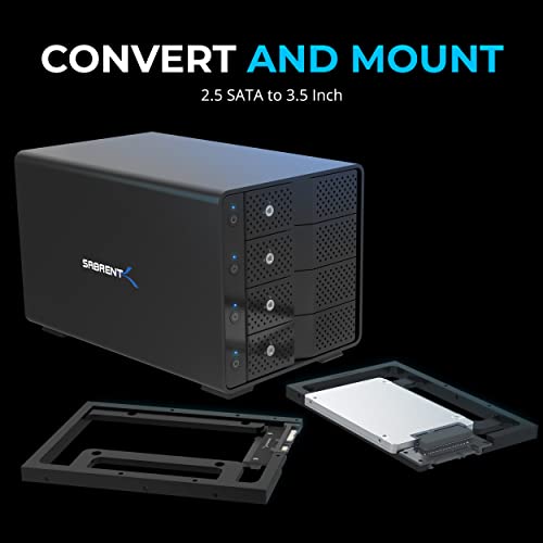 SABRENT 2.5โ SSD & SATA Hard Drive to Desktop 3.5โ SATA Bay Converter Mounting Kit (BK-PCBS)
