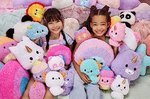 Fluffie Stuffiez Axolotl Small Collectible Feature Plush - Surprise Reveal Unboxing with Huggable ASMR Fidget DIY Fur Pulling, Ultra Soft Fluff