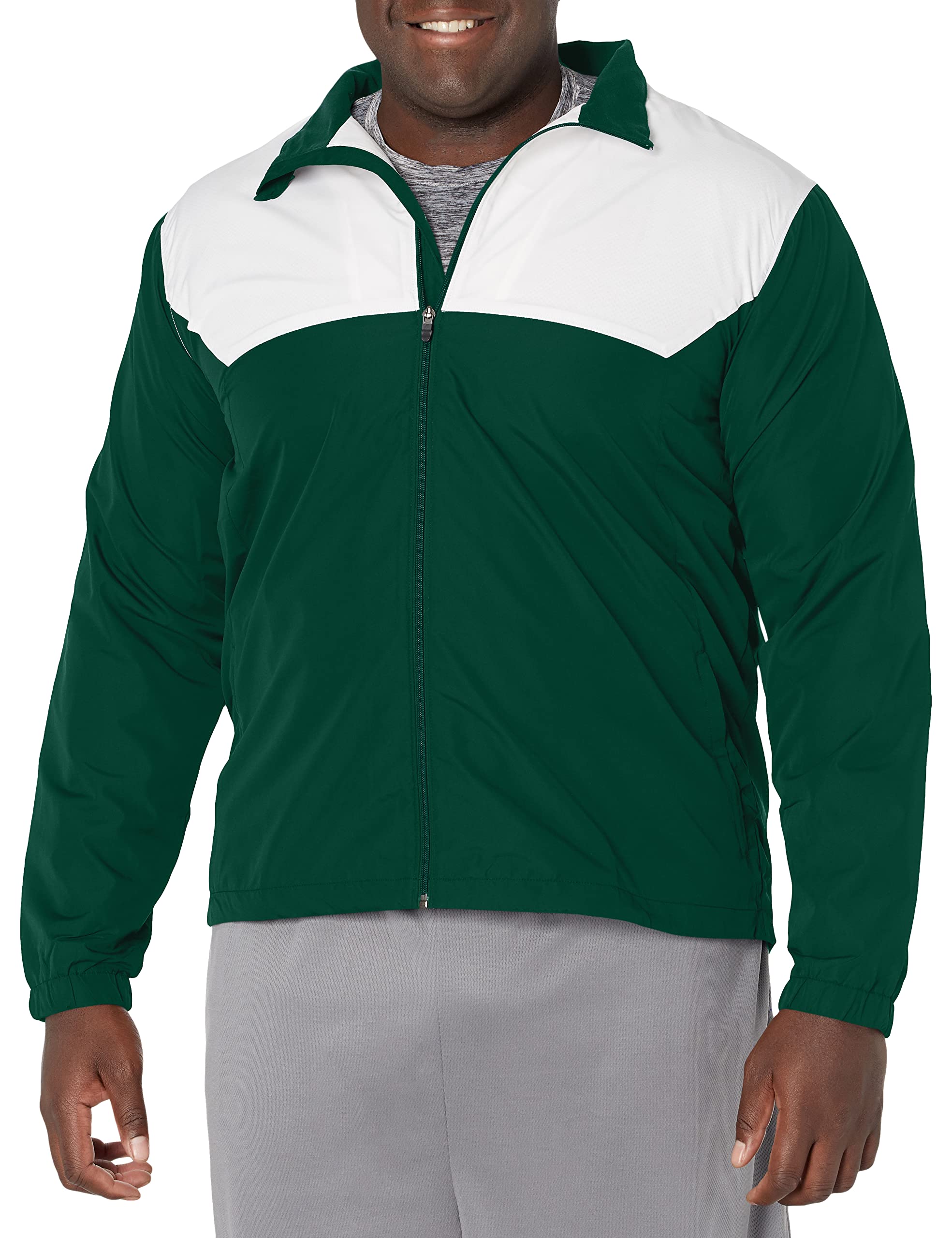 ASICS Upsurge Jacket, Forest/White, XX-Large