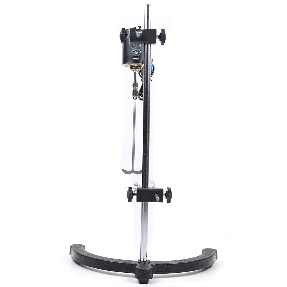 Electric Overhead Stirrer 100W 110V Lab Mixer with Stirring Rod 3000 RPM Top-Mounted Mixer Grinder Homogenizer Home Lab Homebrew Industrial Stirrer Industrial Grinder Homogenizer Mixer