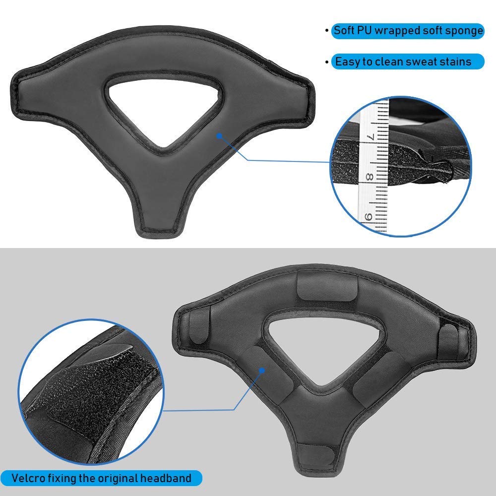 HIJIAO accessories for Oculus Quest VR, including: hard case (black), Silicone Controller Grip Skin (gray), Silicone Knuckle Strap (gray), Silicone Cover (black), Head Strap Pad for Oculus Quest Heads