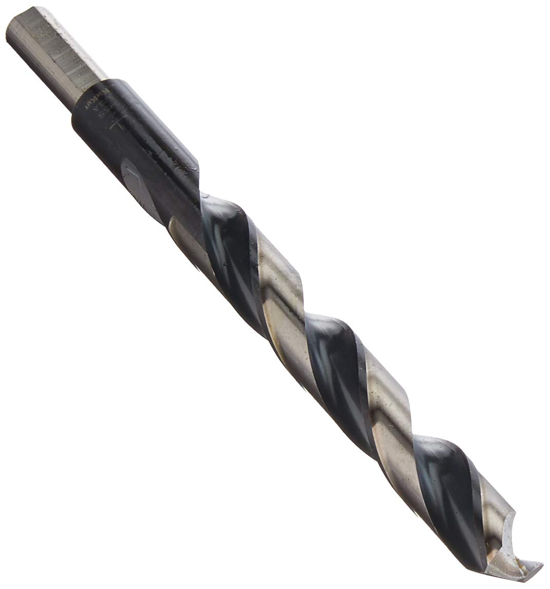 KnKut 29 Piece Jobber Length Drill Bit Set 1/16"-1/2" by 64ths 3/8" Reduced Shank
