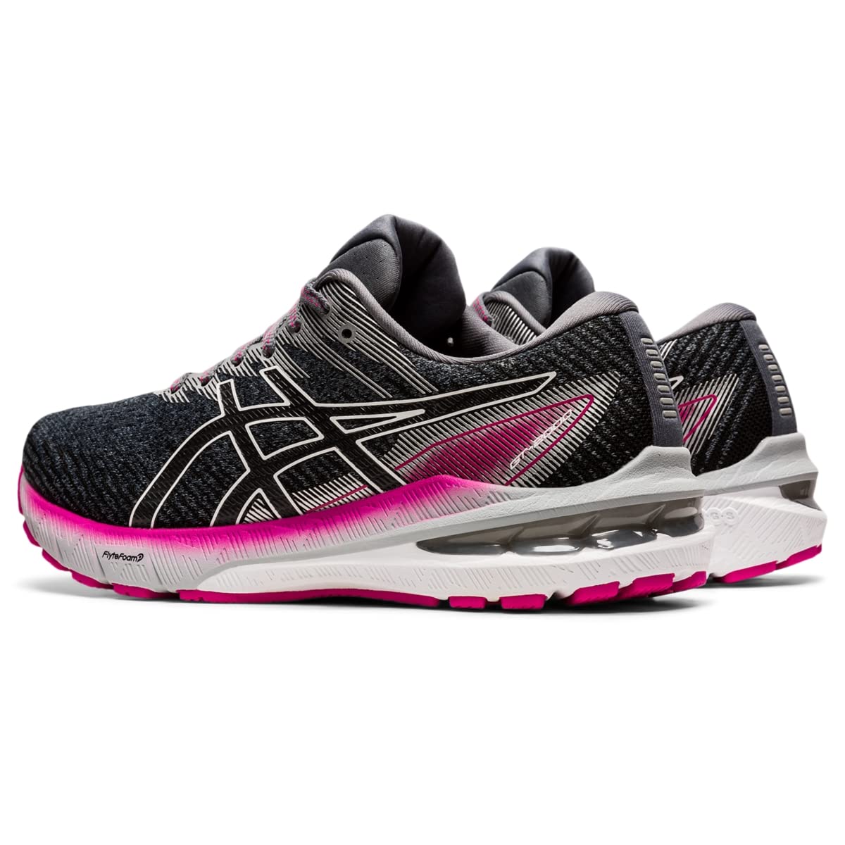 ASICS Women's GT-2000 10 Running Shoes, 7, SHEET ROCK/PINK RAVE