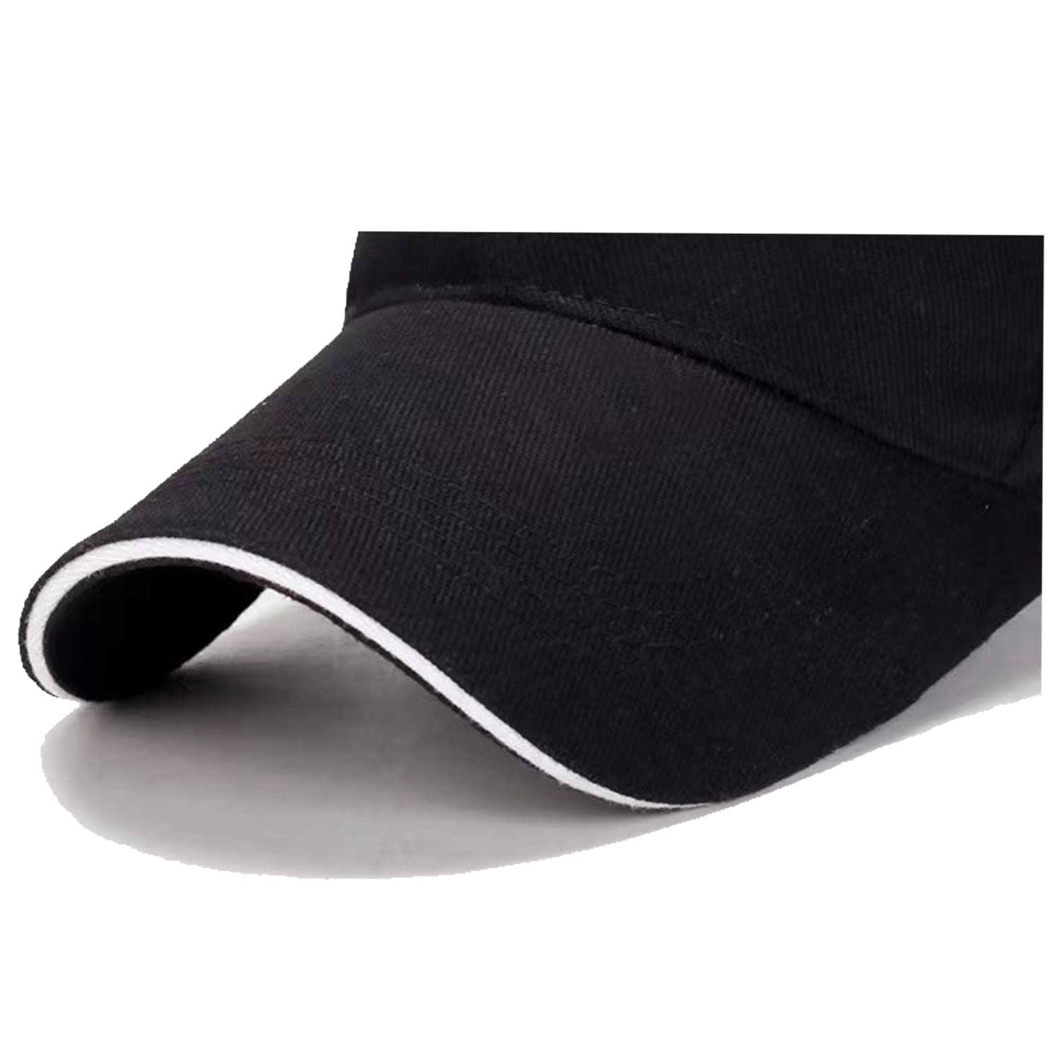 Black Baseball Hat for Men Women Adjustable Dad Hats Ball Cap