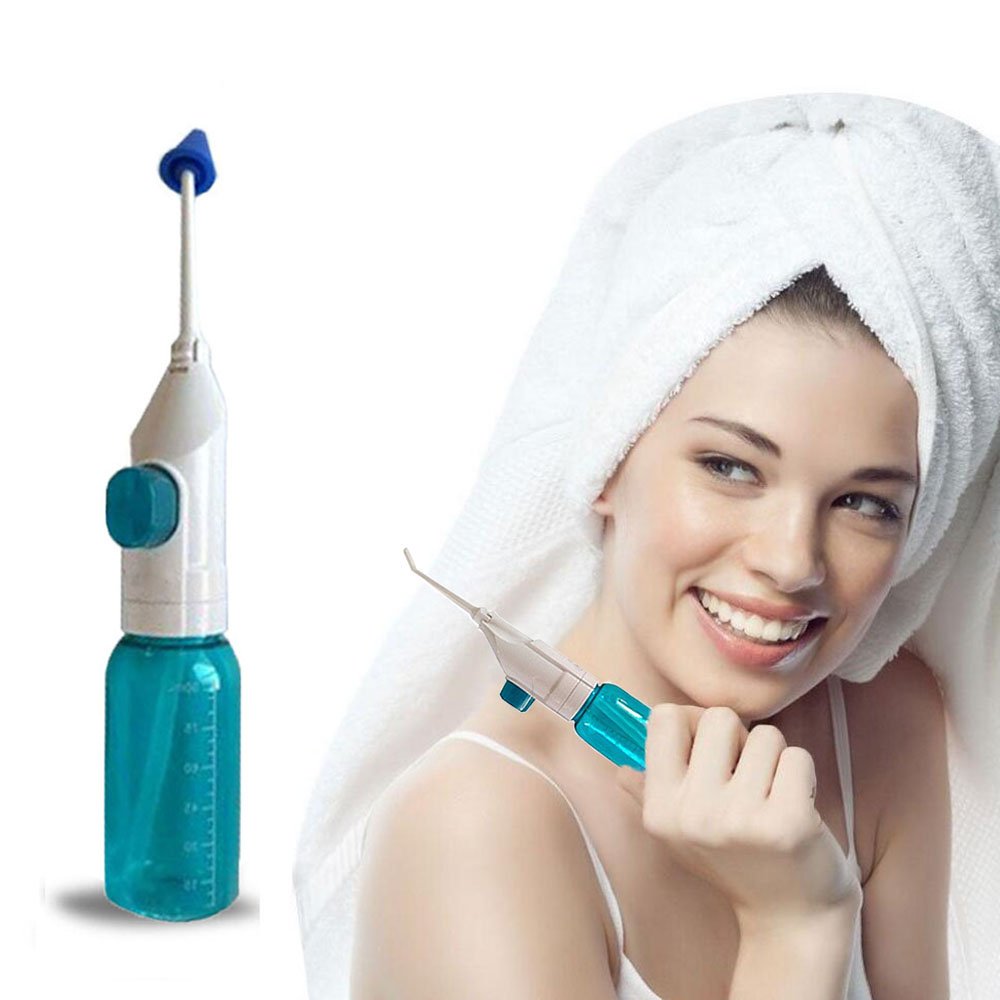 Portable Liquid Flosser, Cordless Travelling Liquid Jet Air Technology Dental Oral Irrigator or Air Flosser Liquid Pick for Teeth Cleaning