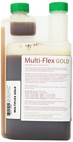 Hilton Herbs Multiflex Gold Liquid Joint & Muscle Supplement for Horses, 2.1pt Bottle