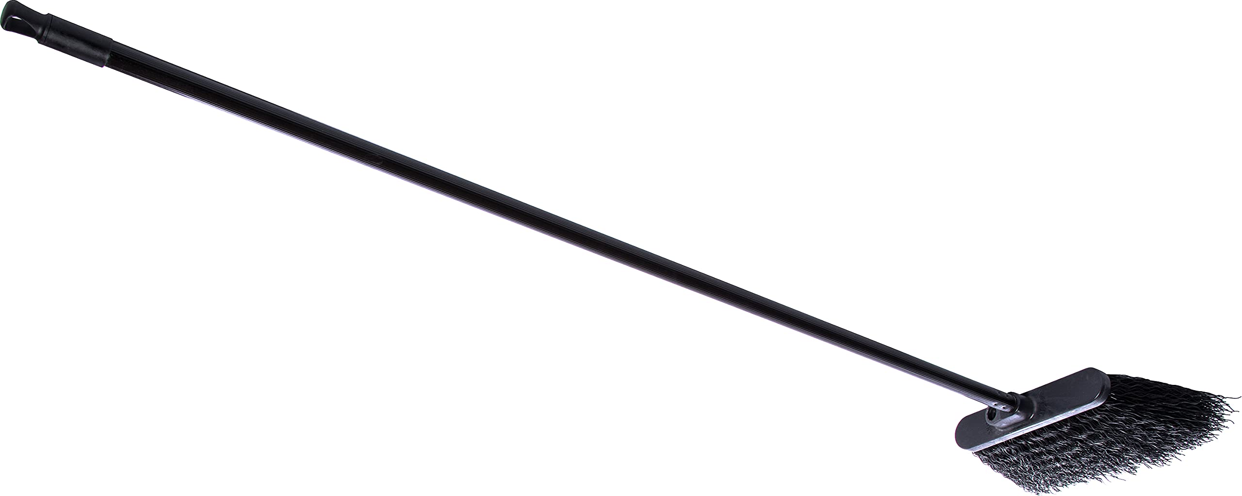 SPARTA 3688403 Flo-Pac Duo Sweep Synthetic Unflagged Warehouse Broom with Metal Handle, 7" Trim x 13" Width Bristle, 48" Overall Length, Black