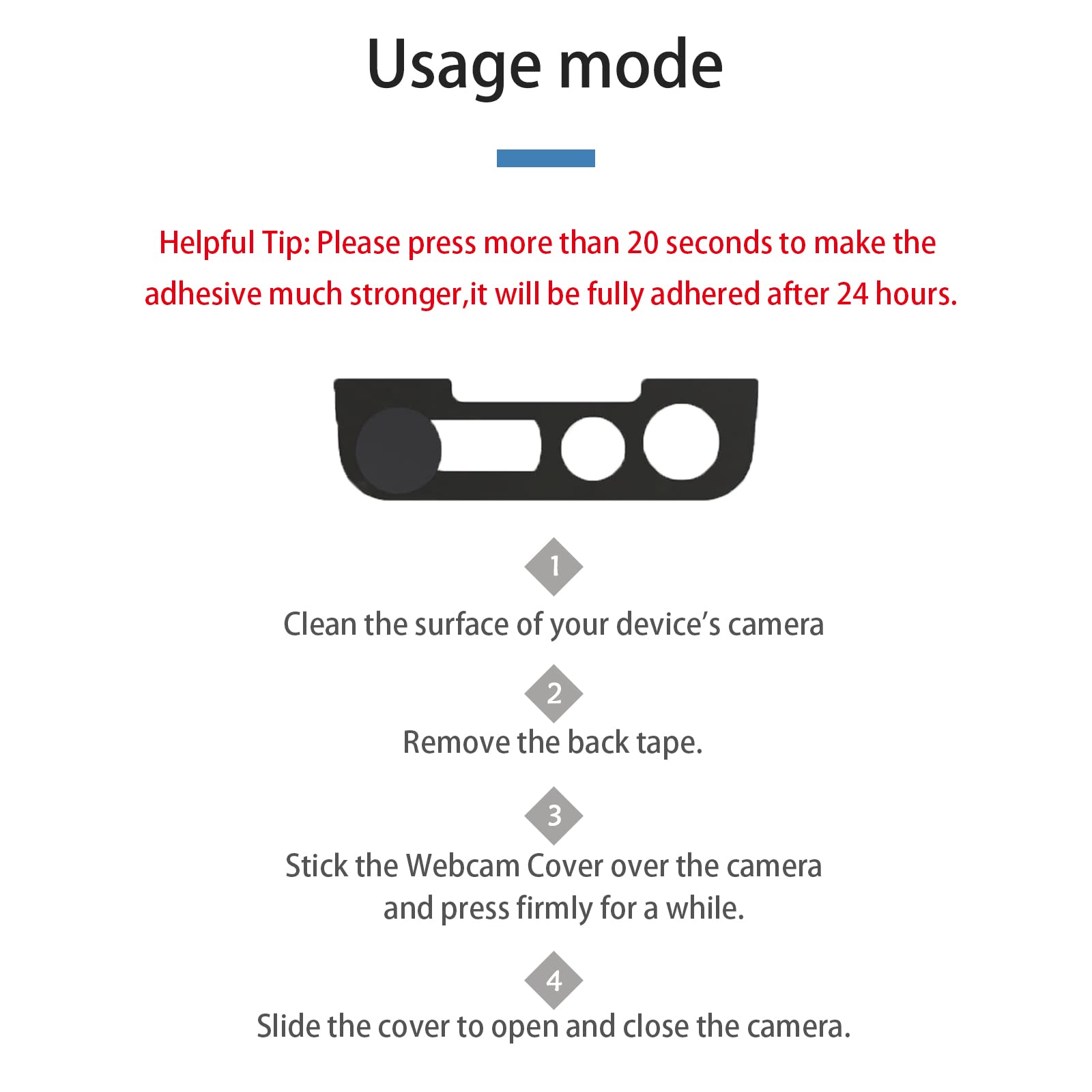 EYSOFT Privacy Cover Compatible for iPhone 13/iPhone 13 Mini Bundled with iPhone 13 Front Camera Cover,Protect Privacy and Security But Not Affect Face Recognition