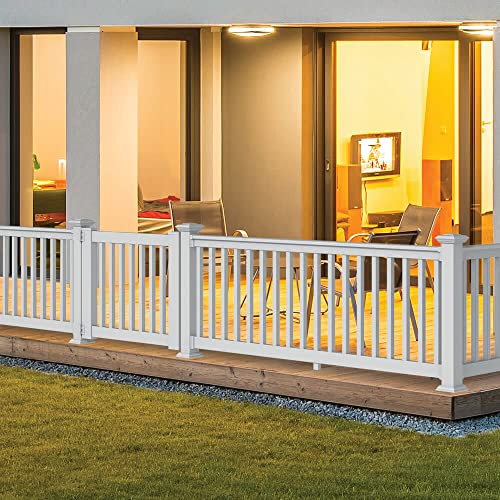 barrette outdoor living 73030535 T-Top Gate Vinyl Rail, White