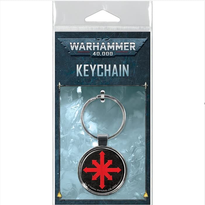 Ata-Boy Warhammer 40,000 Keychain - Chaos Star Key Chain for Fans, Check out Ata-boy's Collection of Merchandise for Gift ideasā¦