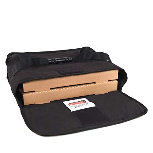 RediHEAT Heated Pizza Delivery System, 18" 2-Pie Bag, Black