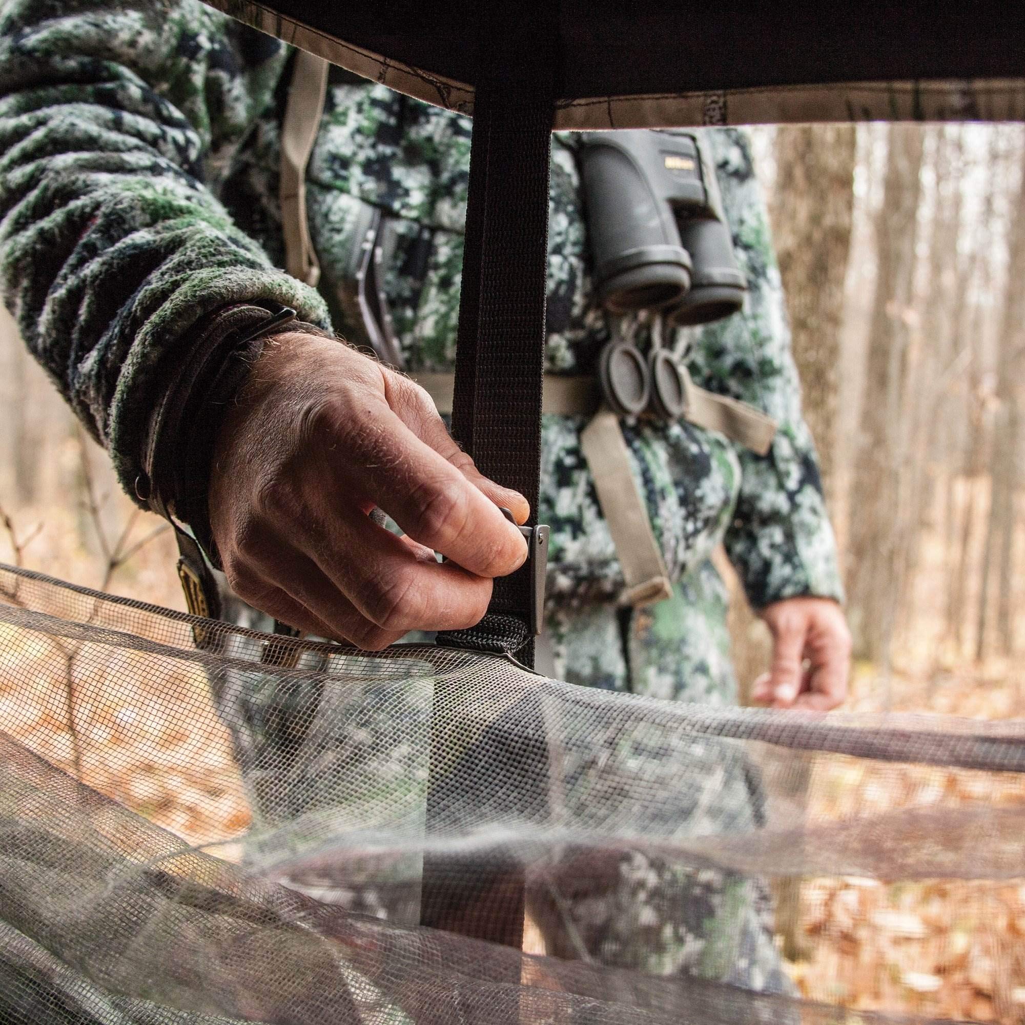 Barronett Blinds Big Ox 5 Backwoods Camo Pop Up Ground Hunting Blind (2 Pack)
