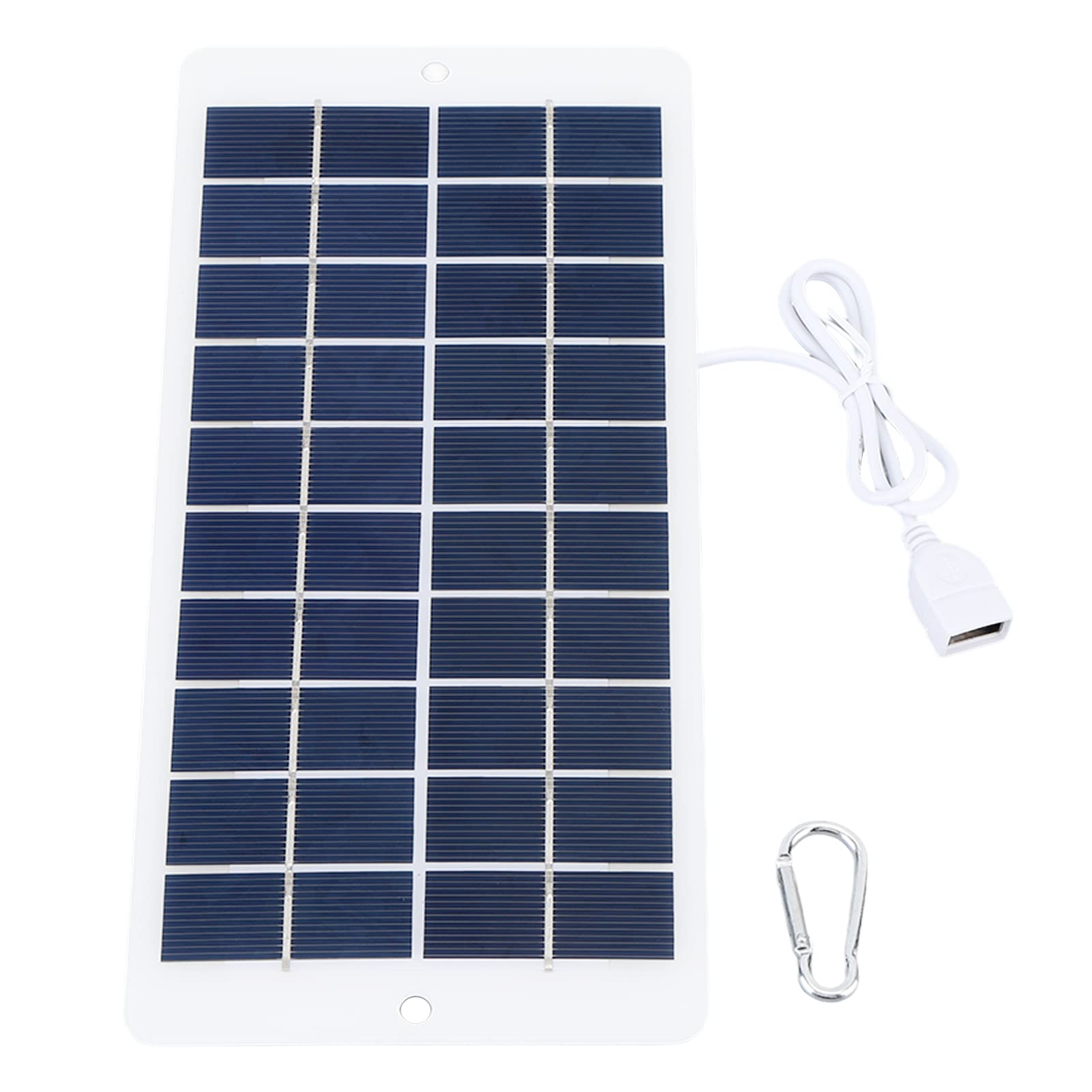 BIgKing 4.5W 5V USB Output Solar Charging Panel Monocrystalline Silicon Outdoor Solar Panel Charger for Phone Solar Charging Panel for Small Power Station Laptops Tablets Battery Packs Phones Lamp