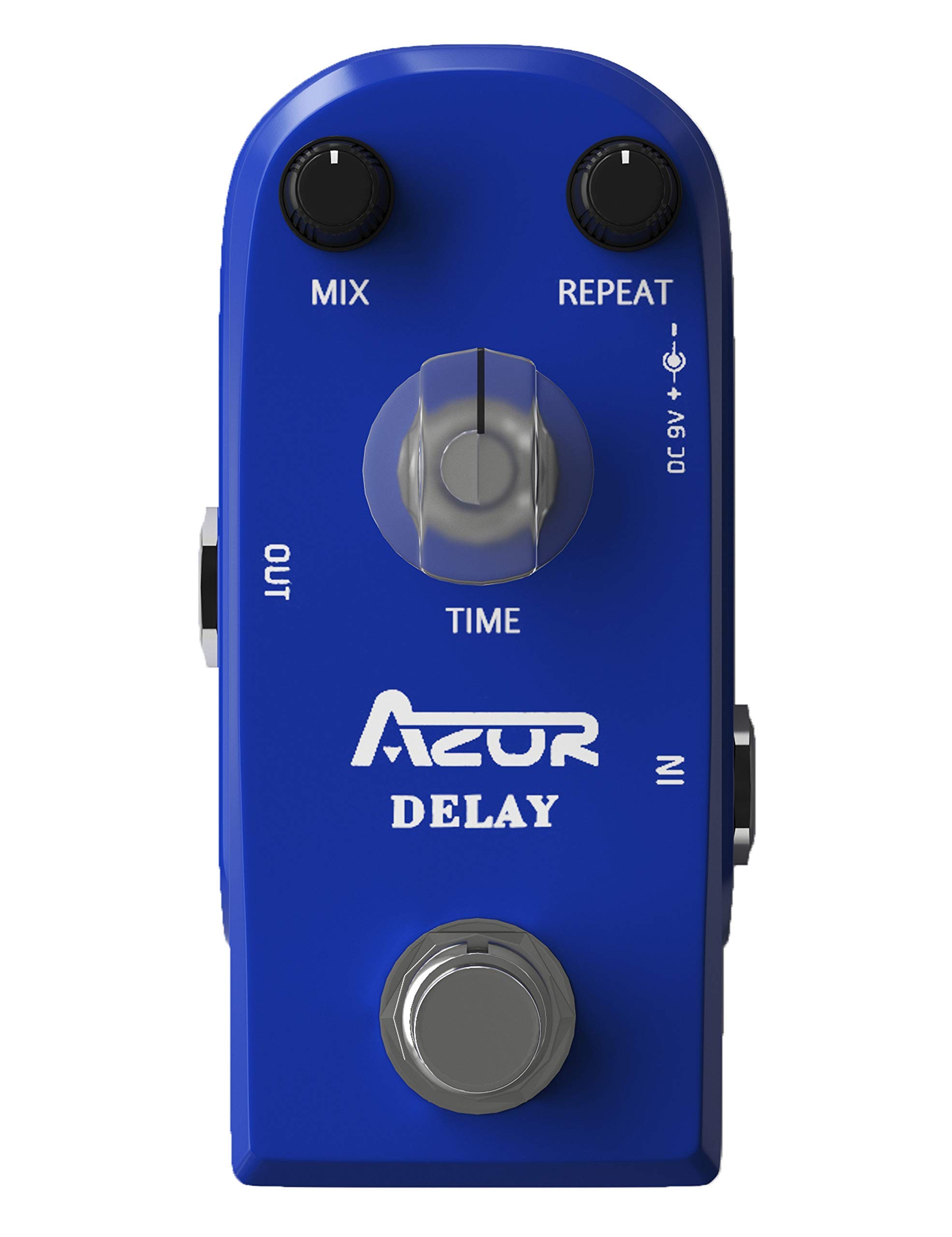 AZOR Reverb Pedal with Delay Guitar Effect Pedal.Reverb Delay Effect Pedal Spring Reverb Vintage Delay