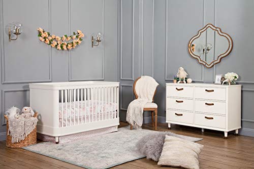 NAMESAKE Tanner 3-in-1 Convertible Crib in Warm White, Greenguard Gold Certified