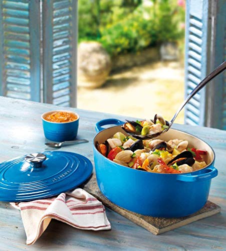 Le Creuset Enameled Dutch Oven Cast Iron Signature Oval Casserole, 31cm, 6.75 Qt, Marseille