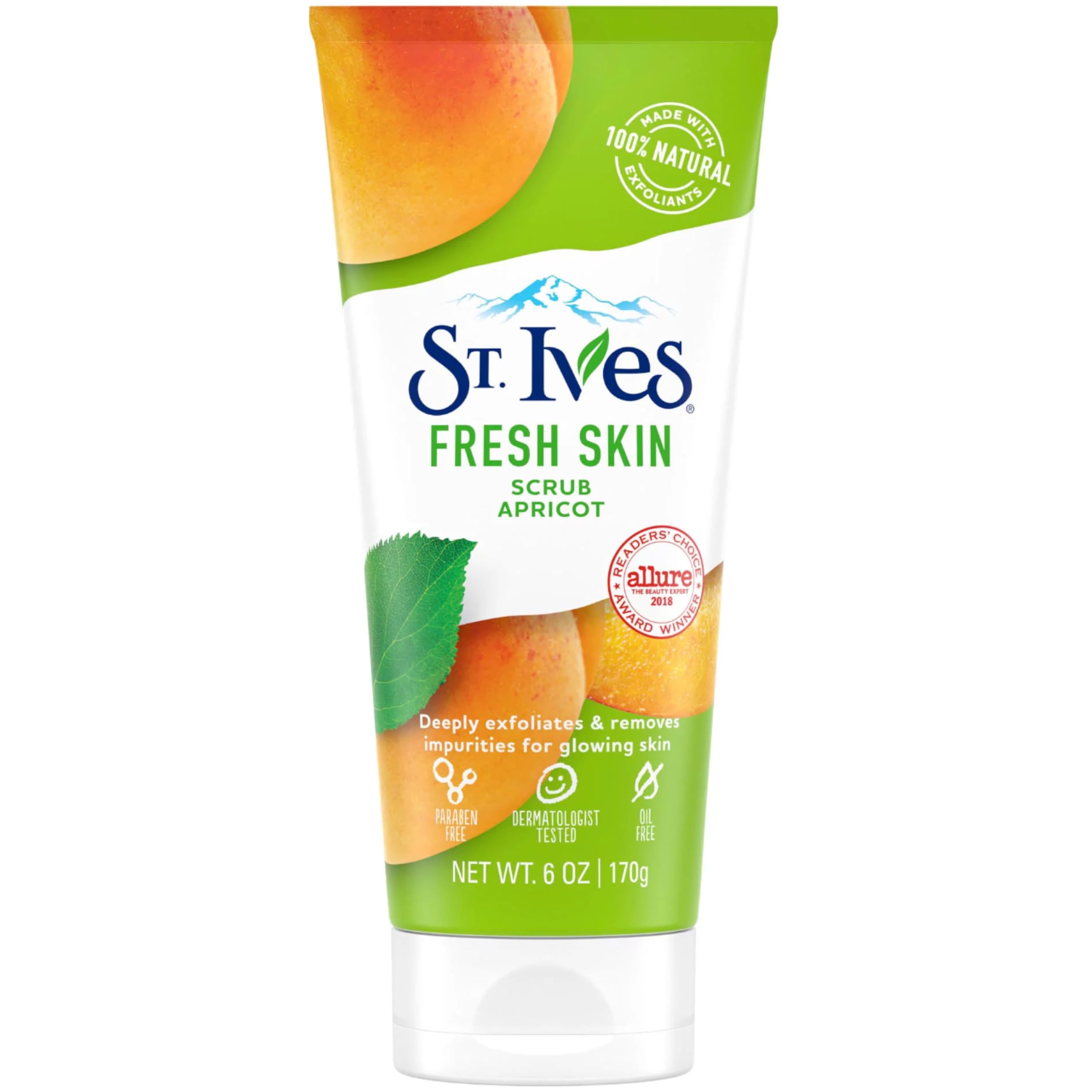 St. Ives Fresh Skin Apricot Scrub, 6 oz