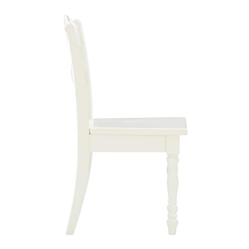 Powell Furniture Table and 2 Chairs, Cream Youth, Kid Size Chat Set