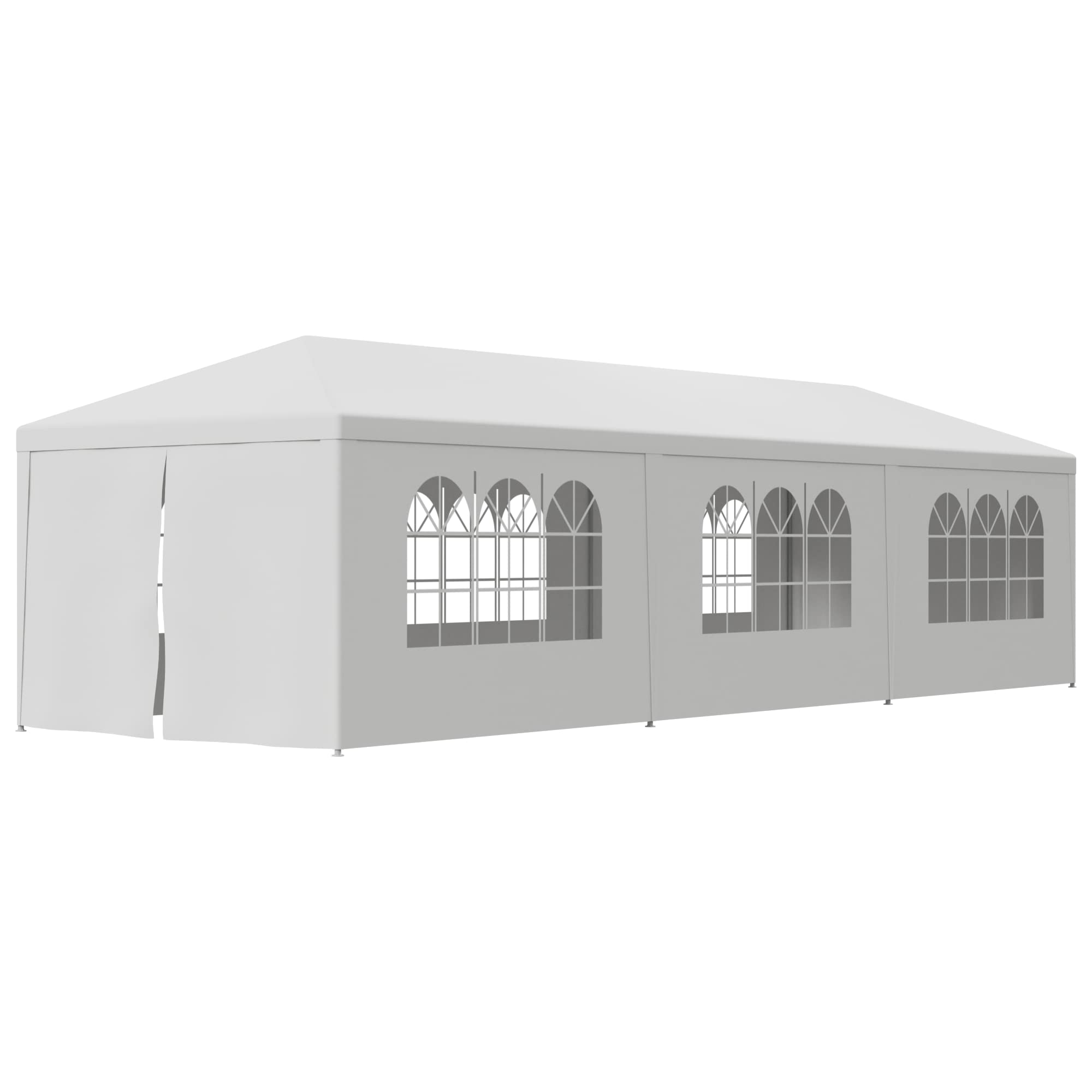 BBBuy 10'x30' Outdoor Party Wedding Tent Canopy Waterproof Camping Gazebo BBQ Shelter Pavilion Heavy Duty, 8 Removable Sidewalls (10x30)