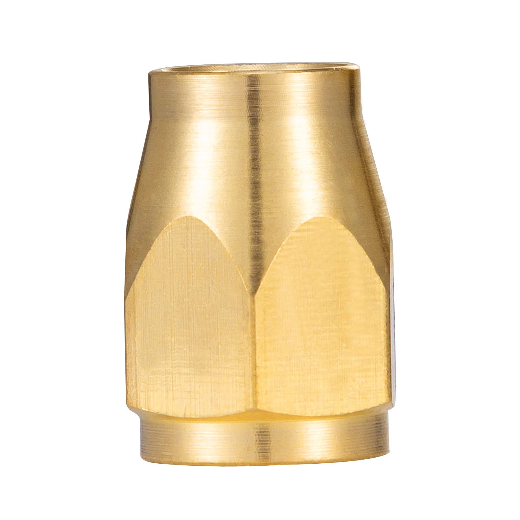 Breezliy Premium Solid Brass 4PCS Reusable Replacement Fitting For 1/4-Inch ID Hose,1/4-Inch NPT Rigid