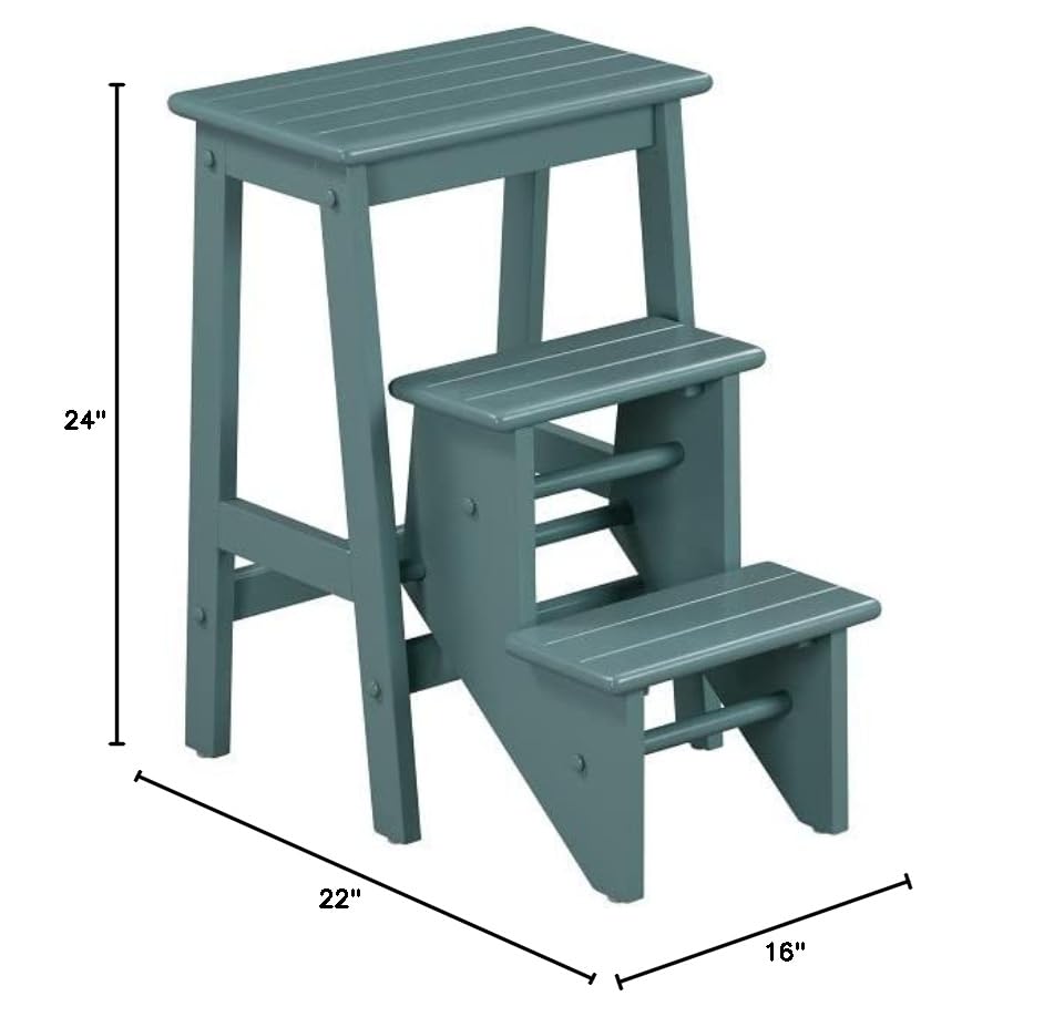 Boraam Niko 3-Tier Step Stool, Counter Height, Aspen Valley