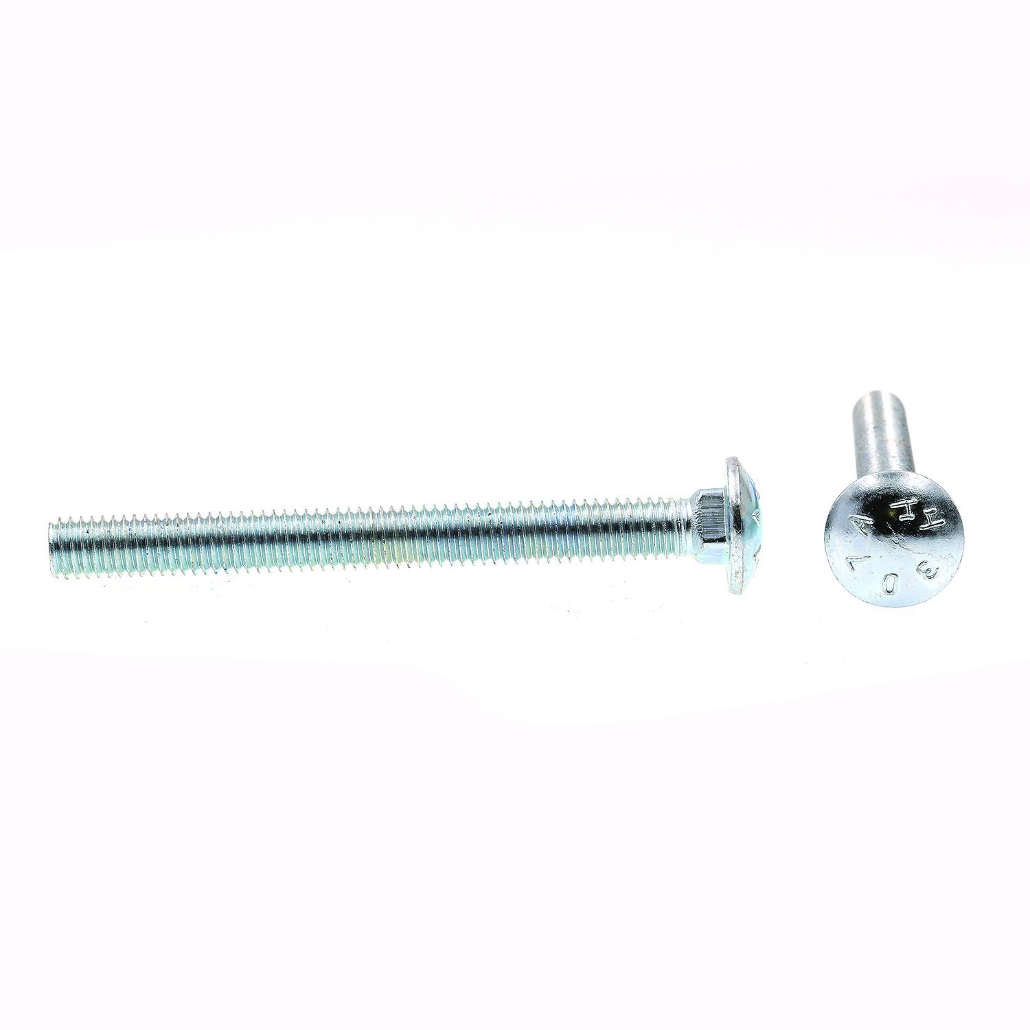 Prime-Line 9063799 Carriage Bolts, 3/8 In.-16 X 4 In., A307 Grade A Zinc Plated Steel (25 Pack)