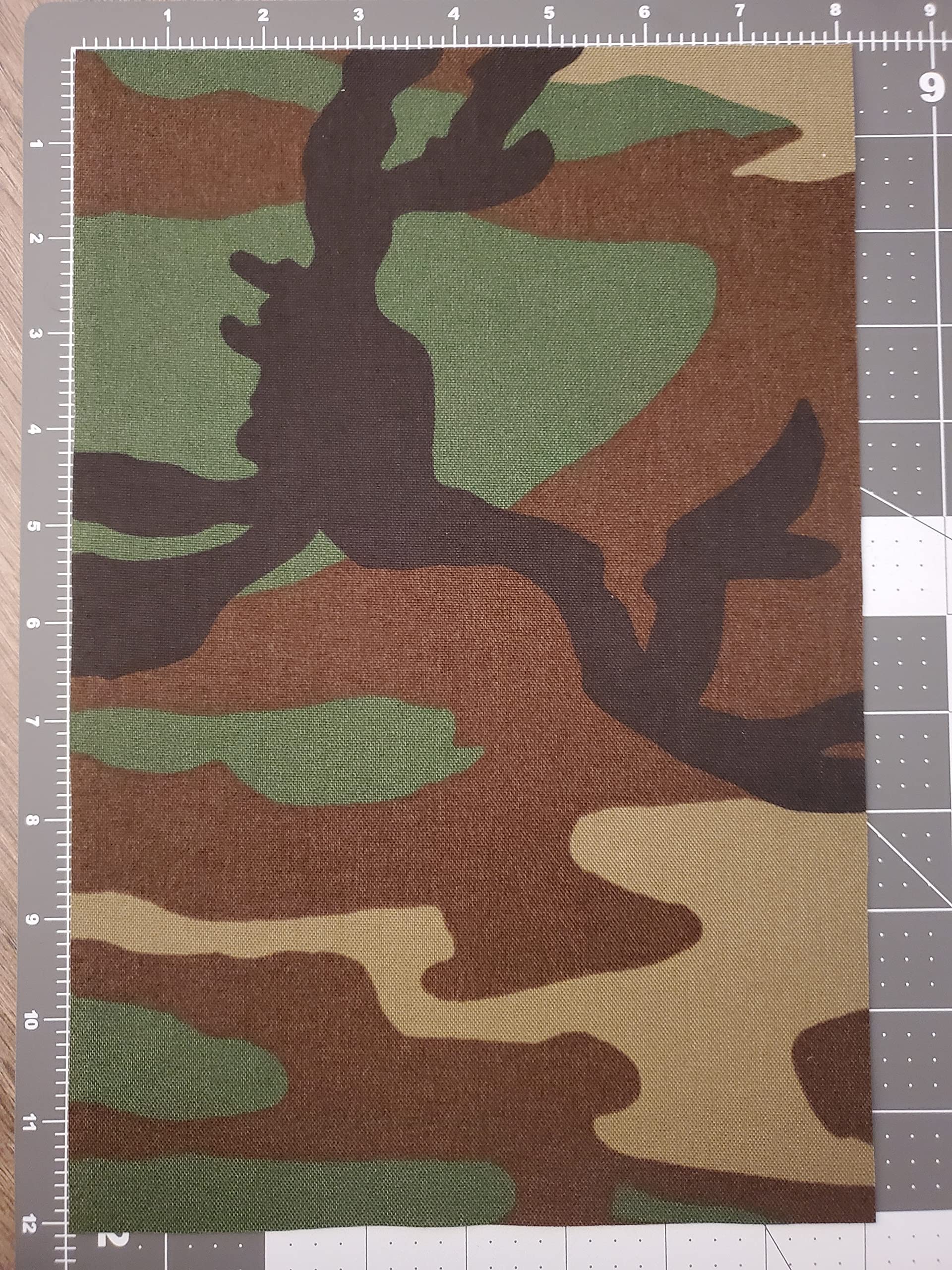 Dangerfield Arms TackGear Wrap 8" x 12" MultiCam Cordura Camouflage Adhesive Wrap 500 Denier adhesive back for kydex and other items (Woodland Camo M81)