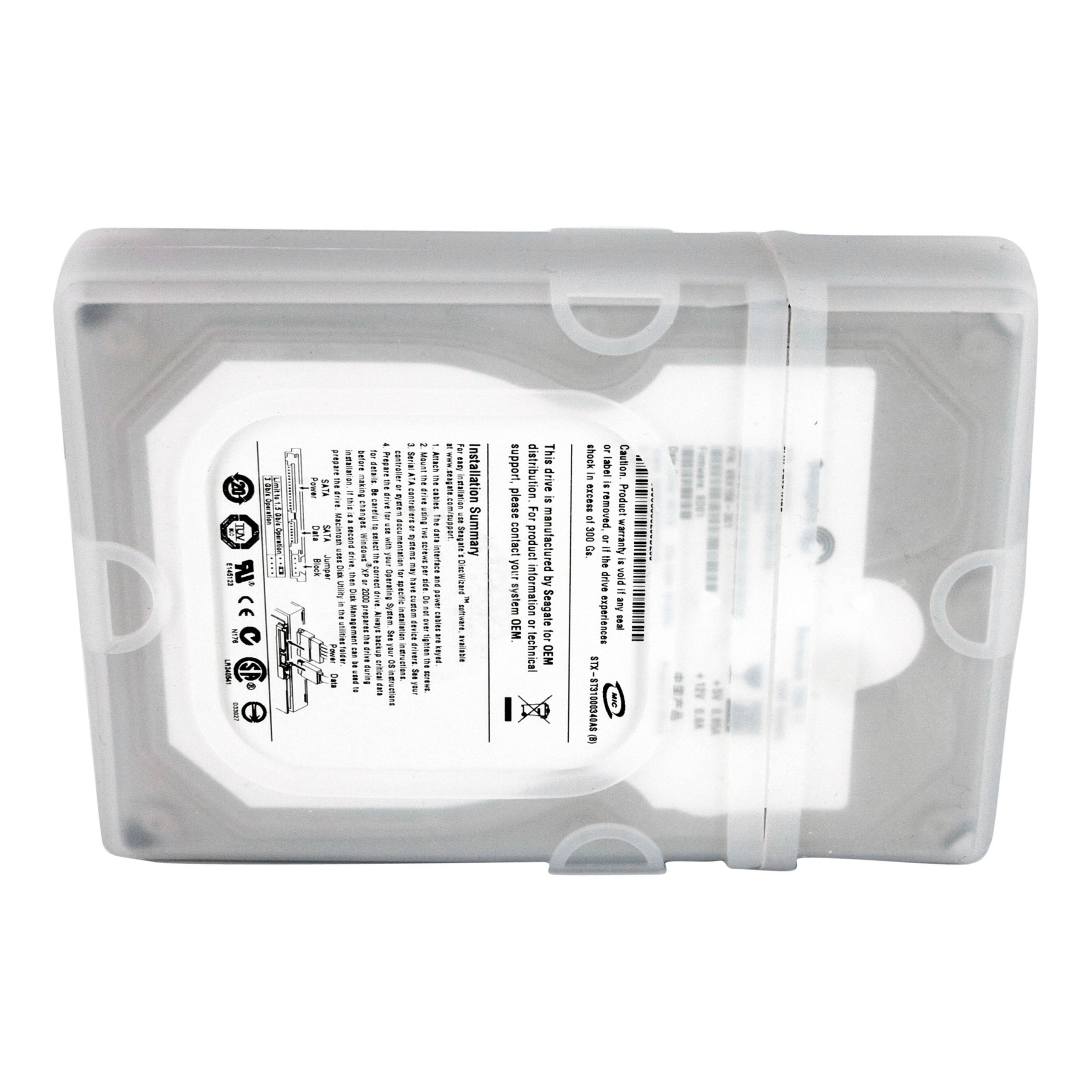 StarTech.com 3.5in Silicone Hard Drive Protector Sleeve with Connector Cap - Protective Sleeve Case for 3.5 HDD (HDDSLEV35)