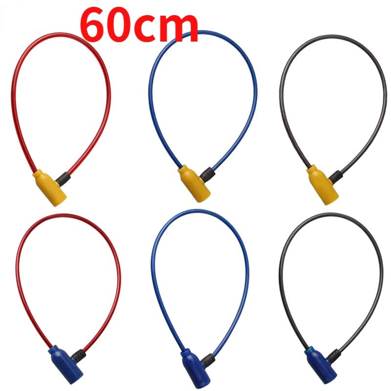 Bike Lock Cable Locks, Safety Wire Locks for Bicycles, Electric Scooters, Anti-Theft Safety Bicycle Locks Bicycle Lock (Color : Red)