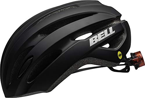 Bell Avenue MIPS LED Adult Road Bike Helmet (Matte/Gloss Black (2020), Universal Adult (54-61 cm))
