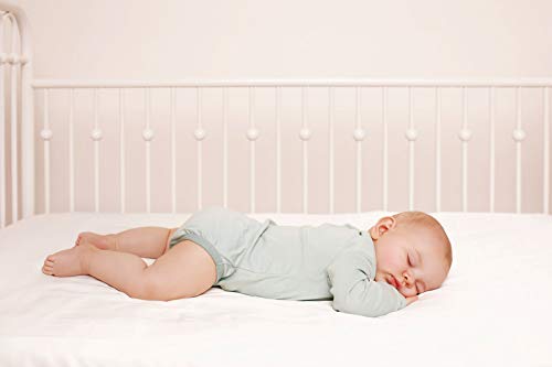 Pure Bamboo Sheets - Bamboo Crib Fitted Sheet (52"x28"x6") for Girls and Boys - 100% Organic Bamboo, Luxuriously Soft, Ultimate Cooling, Fits Standard Size Crib Mattress (Pink)