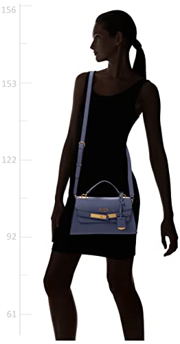 GUESS Enisa Top-Handle Flap Blue Moon One Size