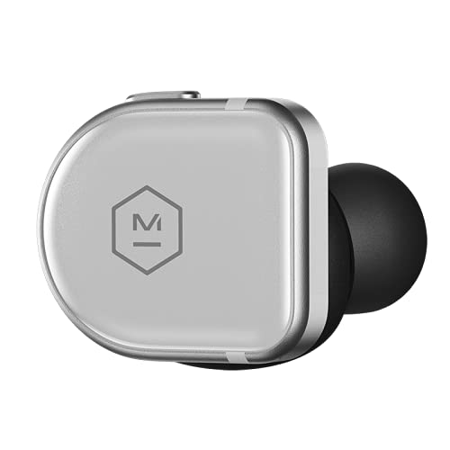 MASTER & DYNAMIC MW08 Sport Active Noise-Cancelling True Wireless Earphones (Silver Sapphire Glass/Black Case)