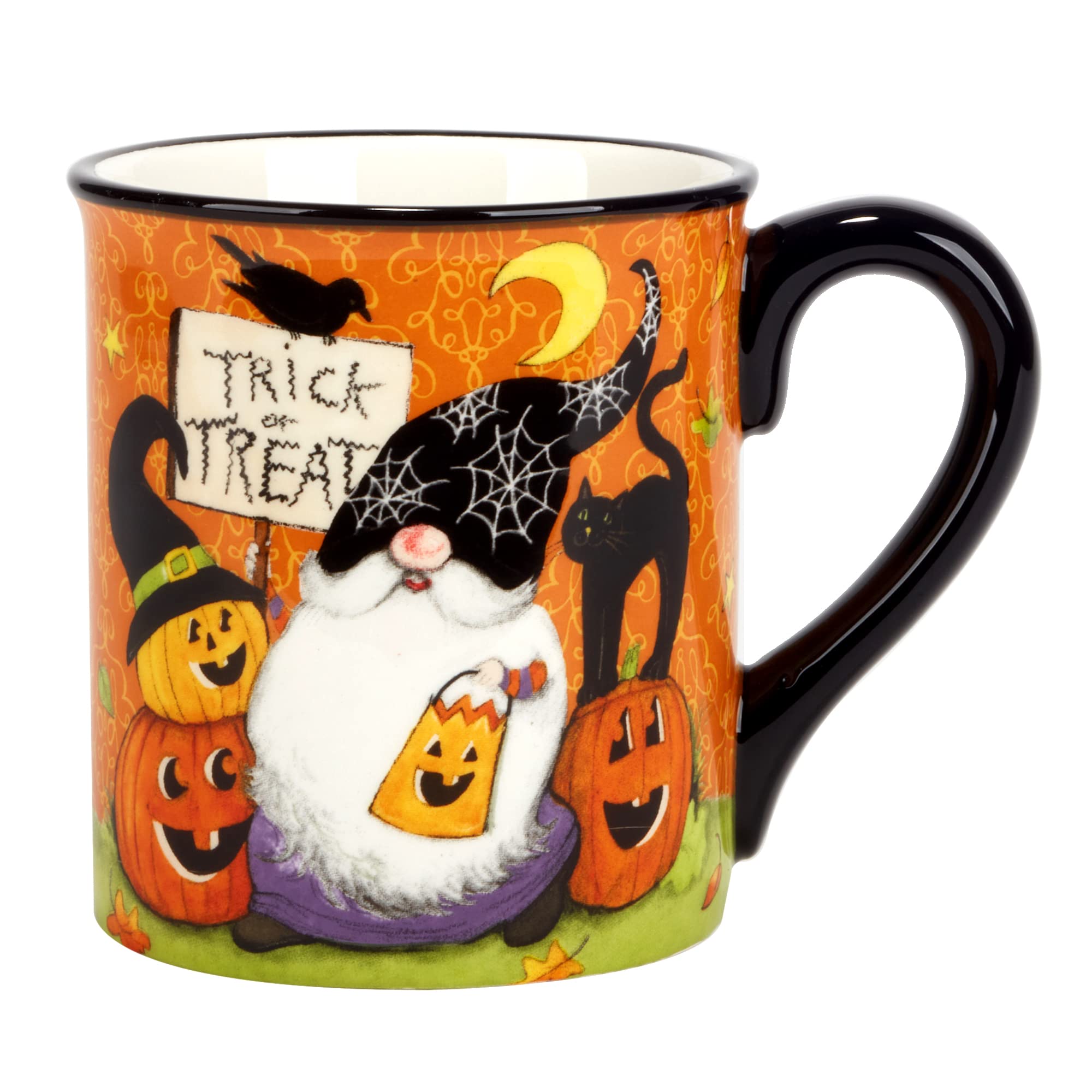 Certified International Halloween Gnomes 18 oz. Mugs, Set of 4, Multicolored