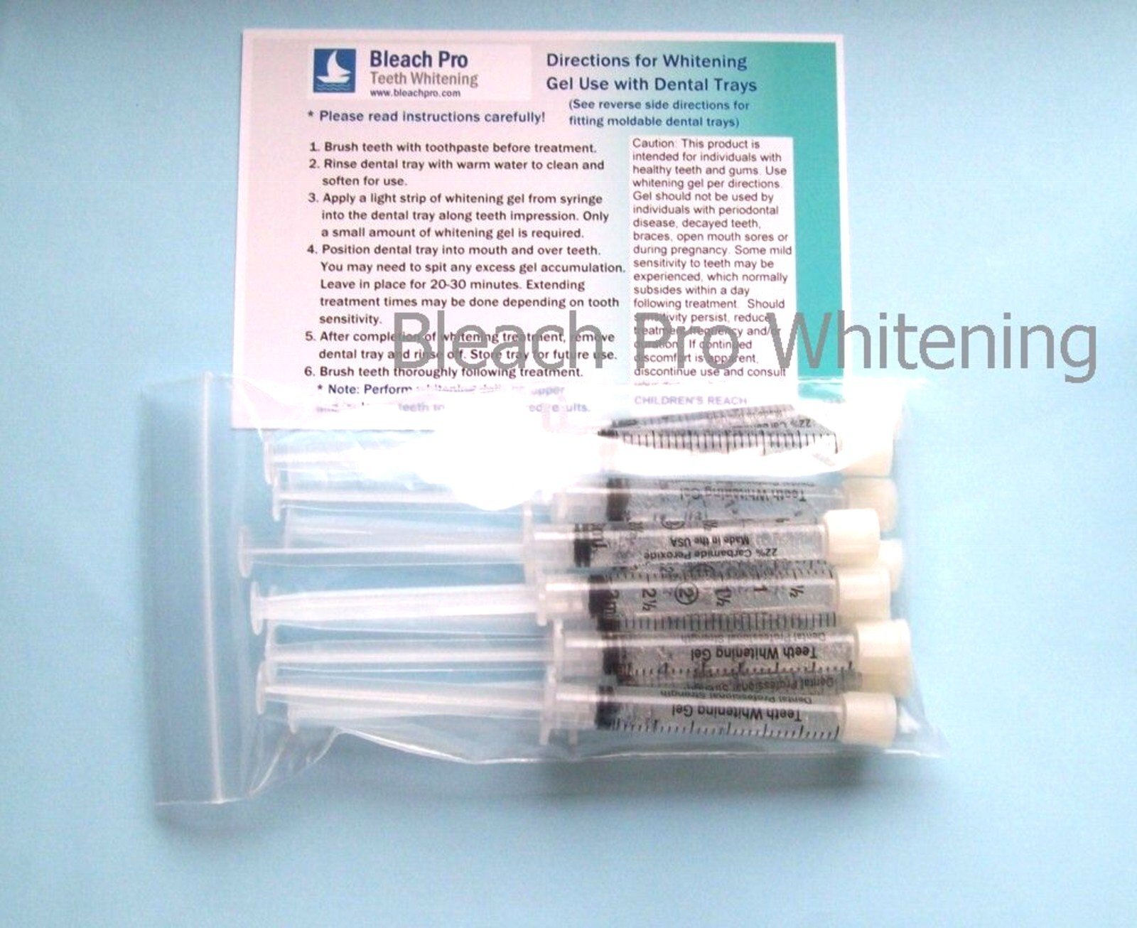 Teeth Whitening Gel 10% Carbamide Peroxide Tooth Bleaching Dispensers 10 pcs