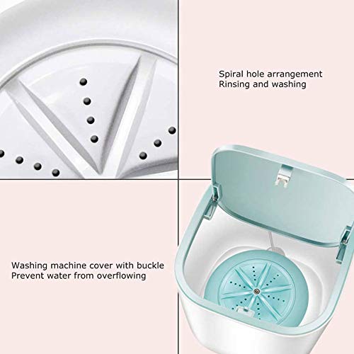BHVXW 3.8L High Capacity Portable USB Powered Desktop Electric Washing Machine for Home Use Cloth wash Machine