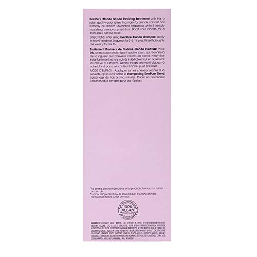 L'Oreal Paris EverPure Blonde Shade Reviving Treatment Sulfate Free, with Iris, 4.2 Fl; Oz