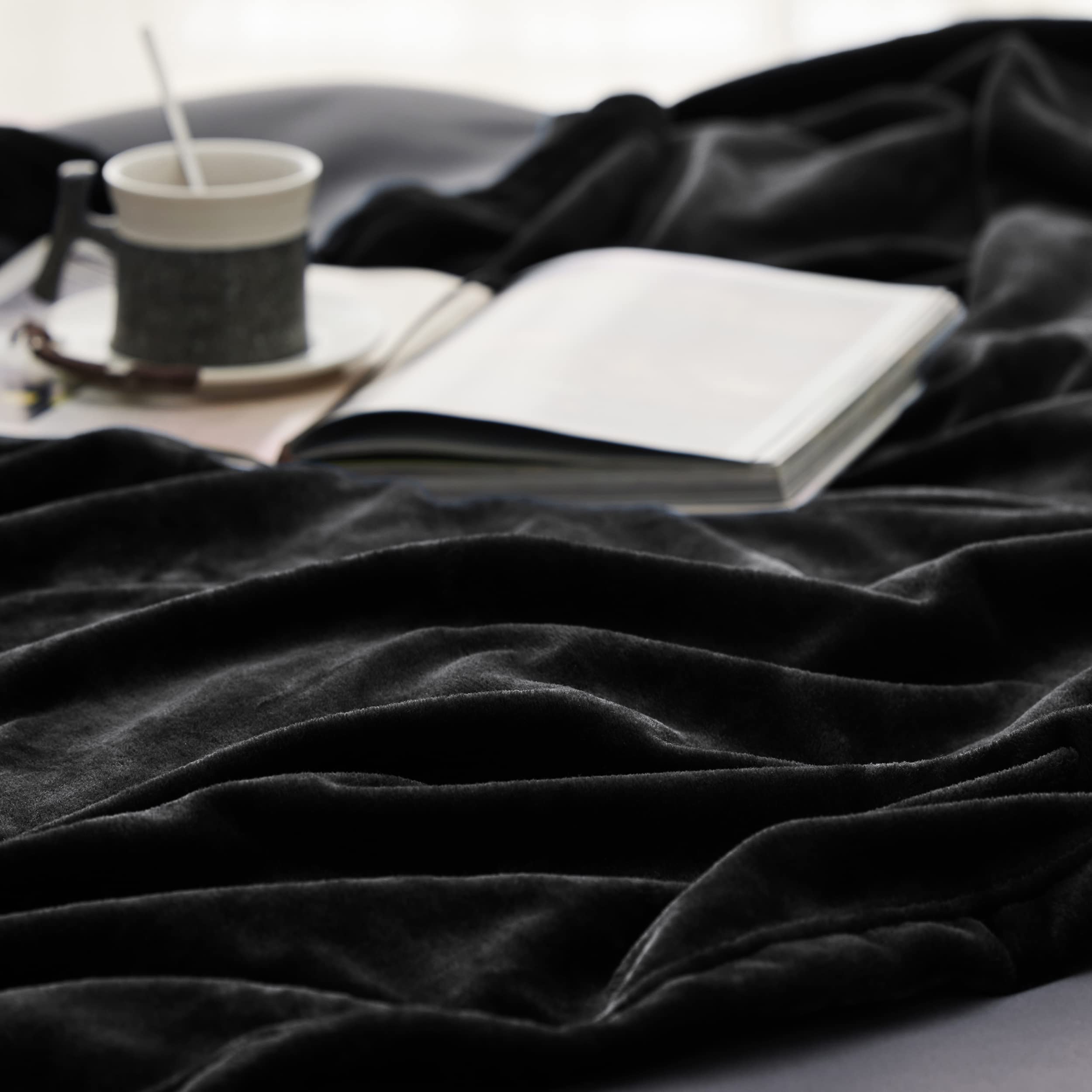 Bedsure Fleece Blanket Throw Blanket Ash Grey - 300GSM Throw Blankets for Couch, Sofa, Bed, Soft Lightweight Plush Cozy Blankets and Throws for Toddlers