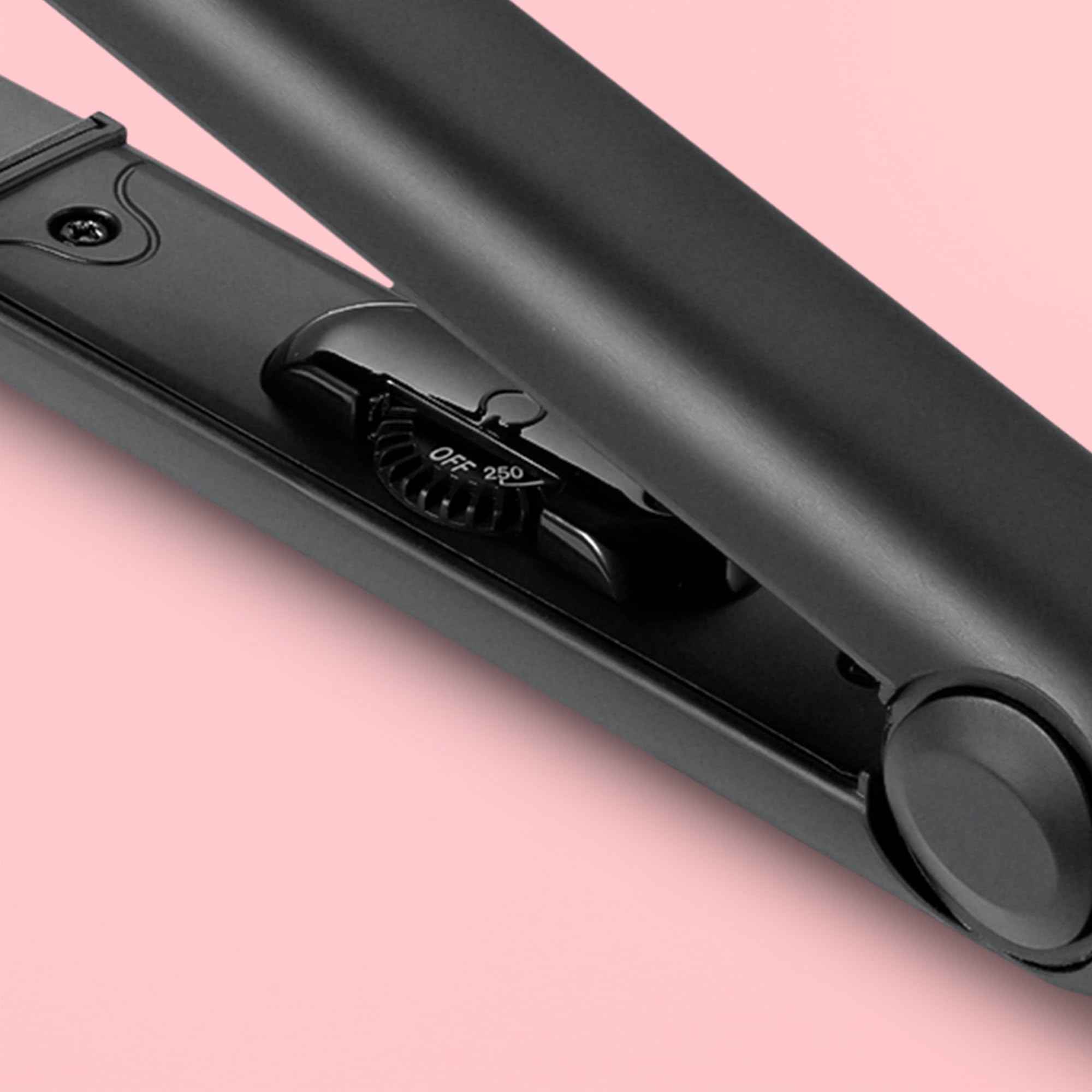 Dartwood 40W Portable Ceramic Hair Straightener - Professional Salon Styling Tool Appliances to Help You Look Your Best (Black)