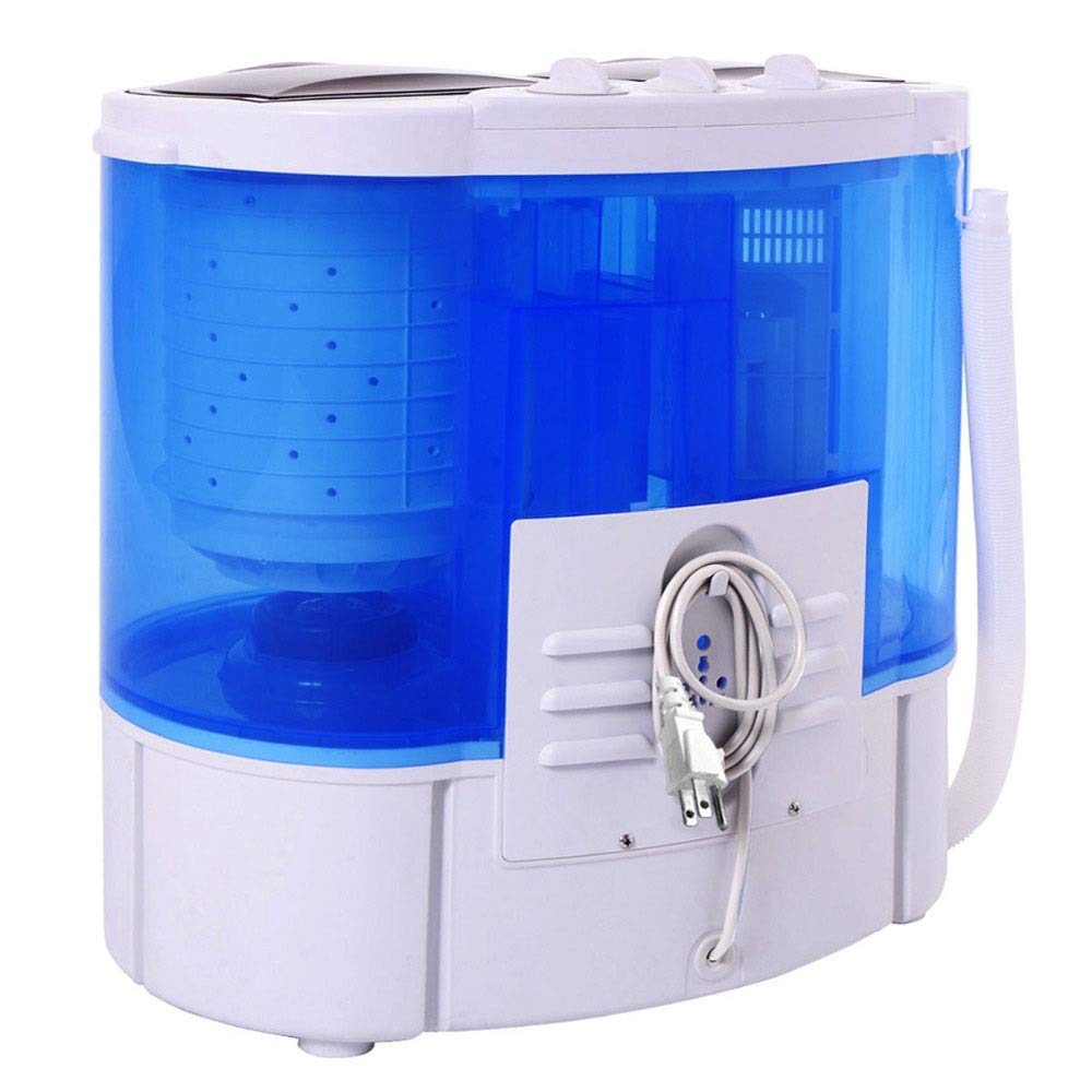 BHVXW Portable Compact Twin Tub Mini Washing Machine Condos Motor Homes RV's Camping Compact Size Washing Machine