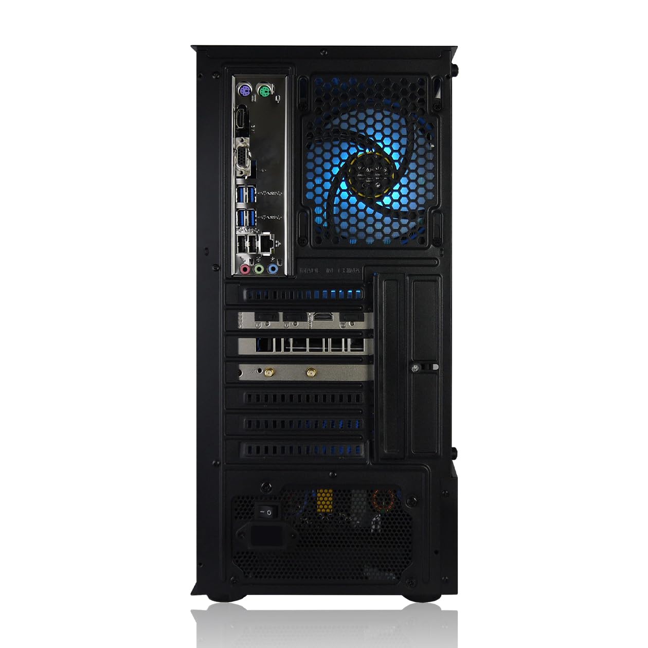 AVGPC Max Gaming PC - AMD RYZEN 5 5600G 6-Core 4.4 GHz Max Boost, 16GB 3200Mhz DDR4, RTX 4060 8GB, 1TB M.2 NVME SSD, MAX Case, Windows 11, WiFi/AC