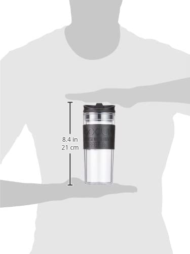 Bodum Travel Mug Insulated Plastic with Flip Lid 0.45 Litres