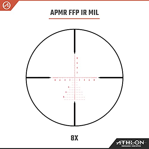 Athlon Optics , Argos BTR , Riflescope , 8-34 x 56 First Focal Plane (FFP) 30 mm Tube, Illuminated APMR MIL Reticle , Black