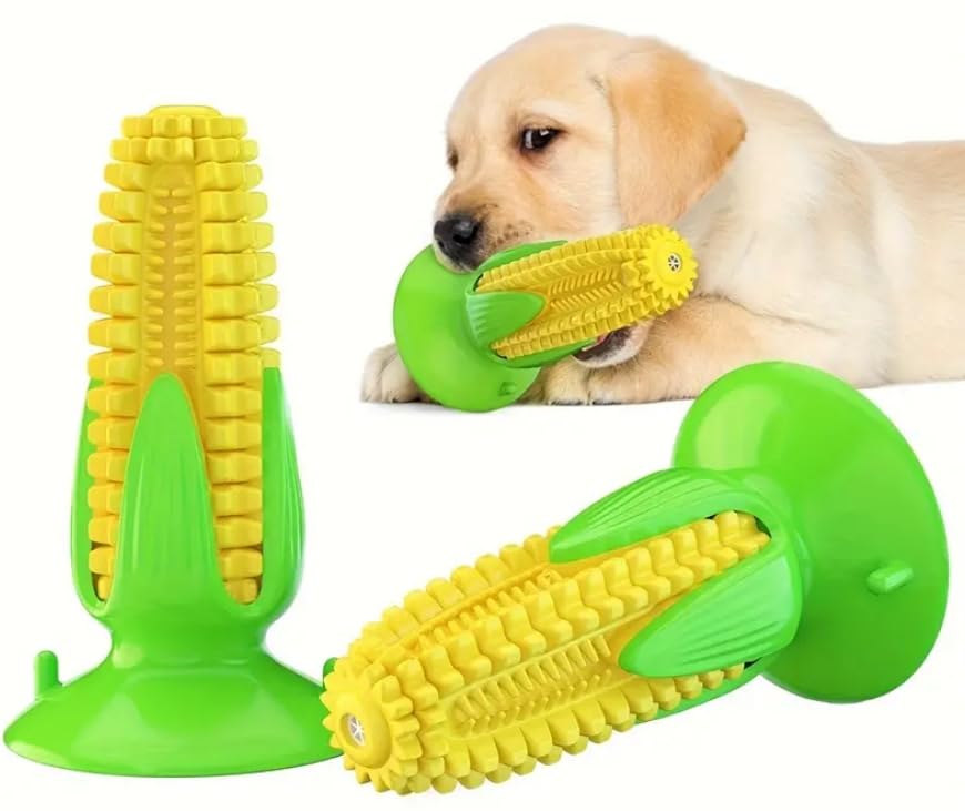 Corn-Shaped Dental and Treat Stick for Dogs Puppies Pigs Rabbits and Other Small Animals