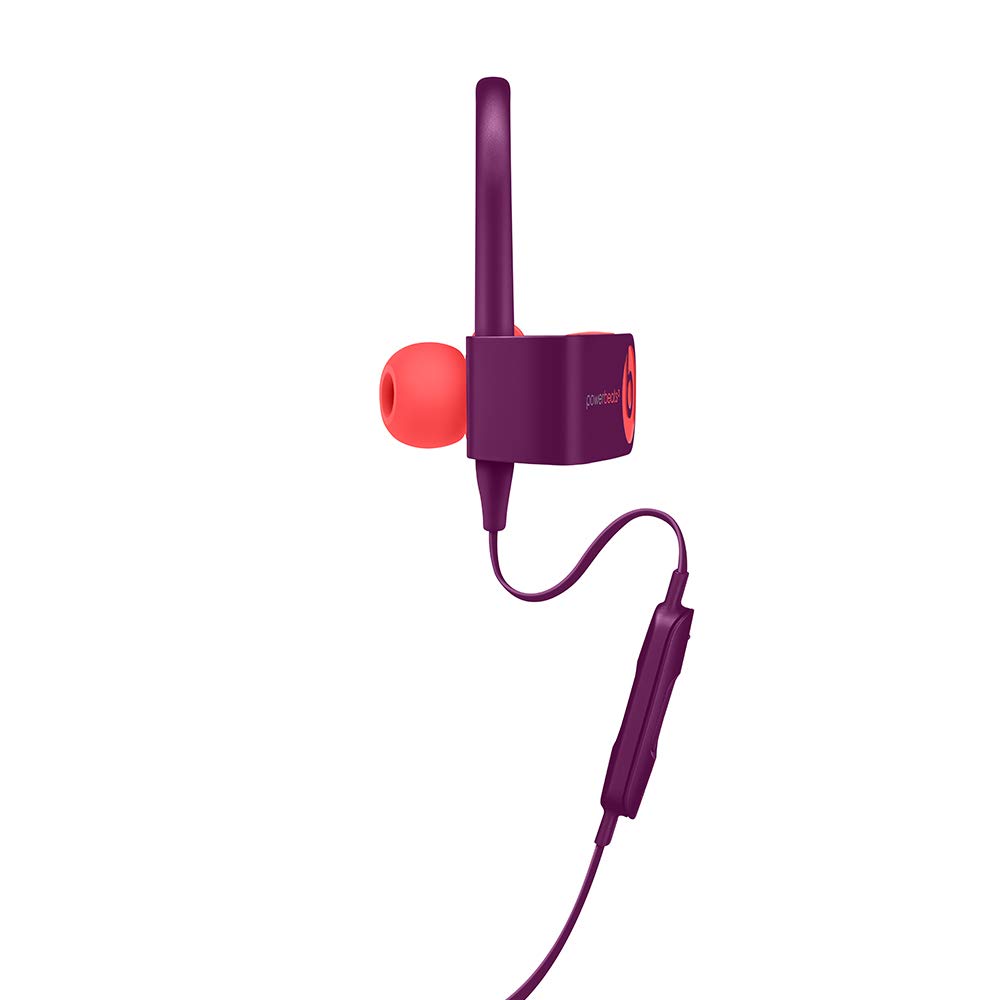 Beats Powerbeats3 Wireless Pop Violet Pop Collection in Ear Headphones MREW2LL/A (Renewed)