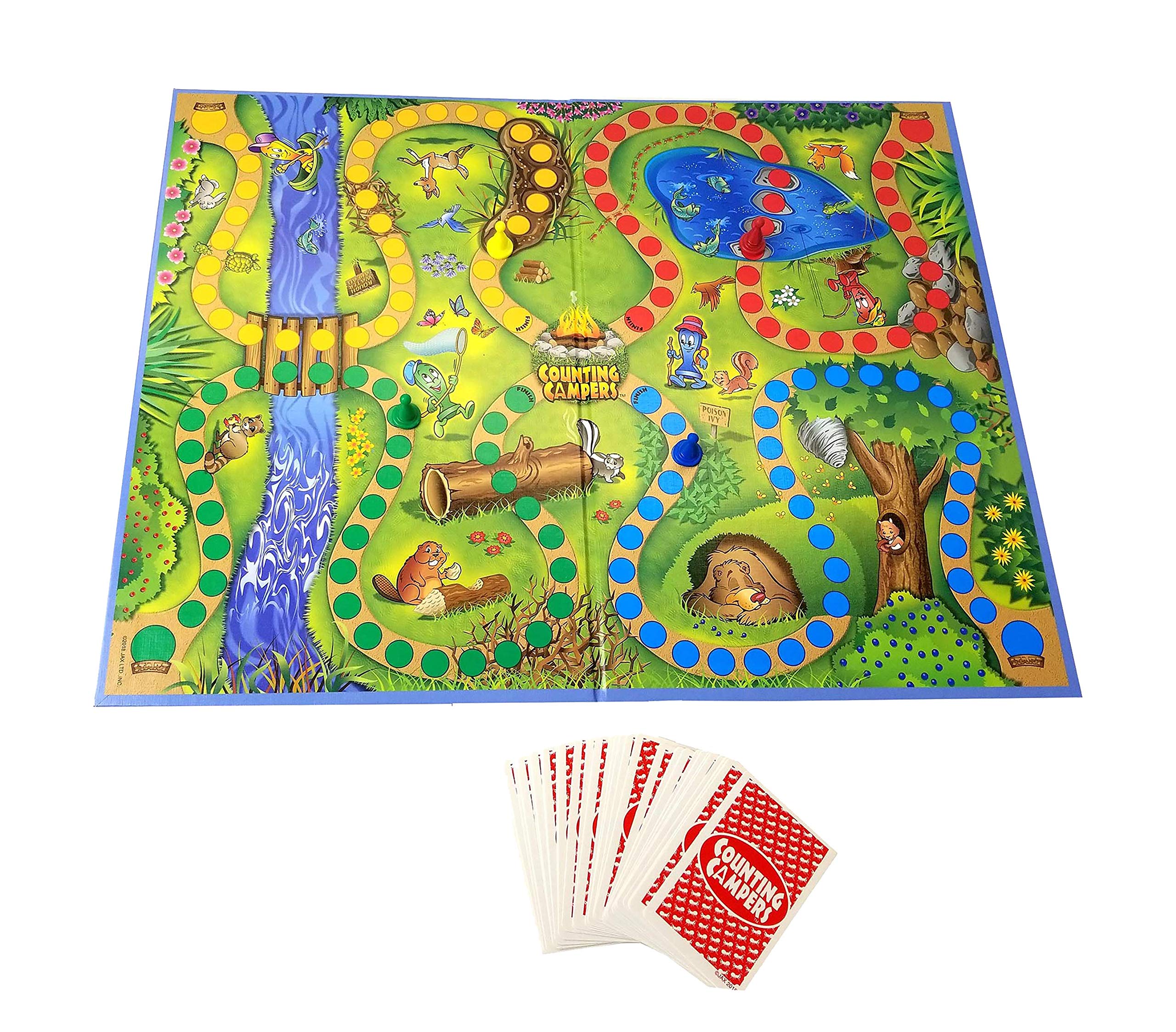 Jax Counting Campers Board Game Games ,5"