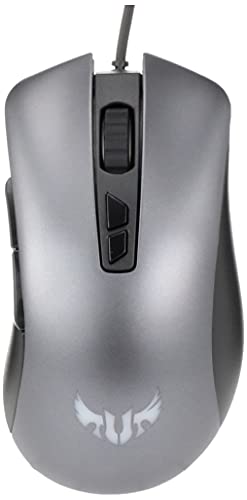 ASUS Optical RGB Gaming Mouse - TUF M3 | Ergonomic, Lightweight Right-Handed Wired Gaming Mouse for PC | 7000 DPI Gaming-Grade Optical Sensor | Omron Switches | 7 Buttons | Aura Sync RGB Lighting