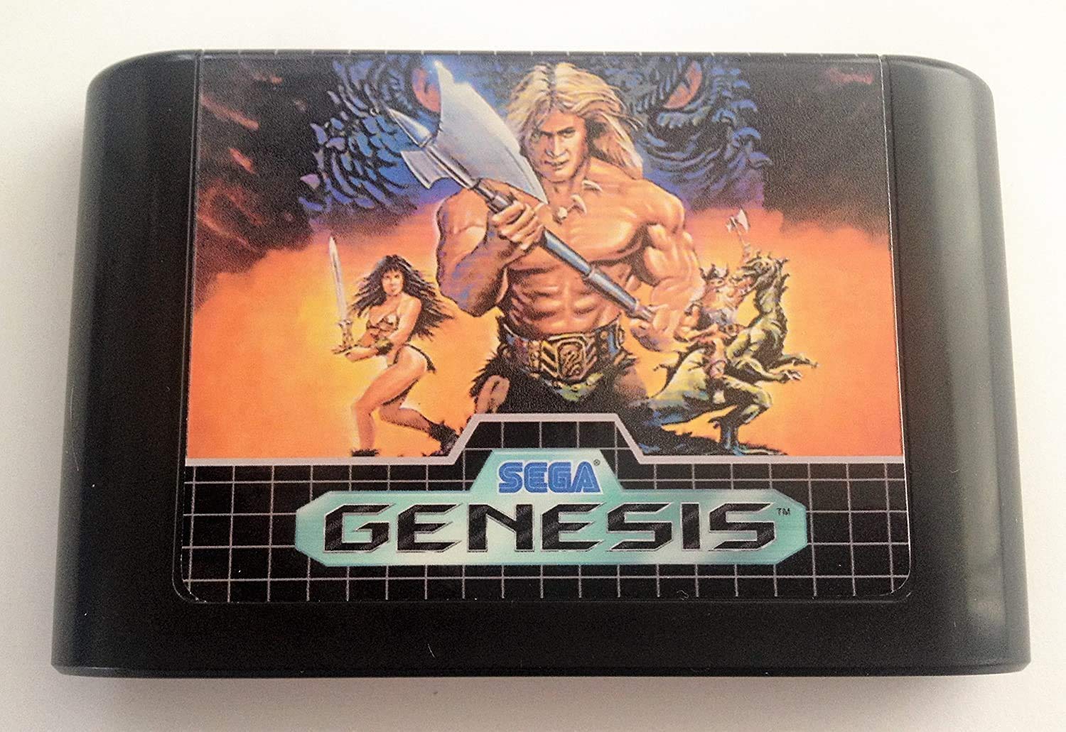 Golden Axe (Sega Genesis / Mega Drive) - Reproduction Video Game Cartridge