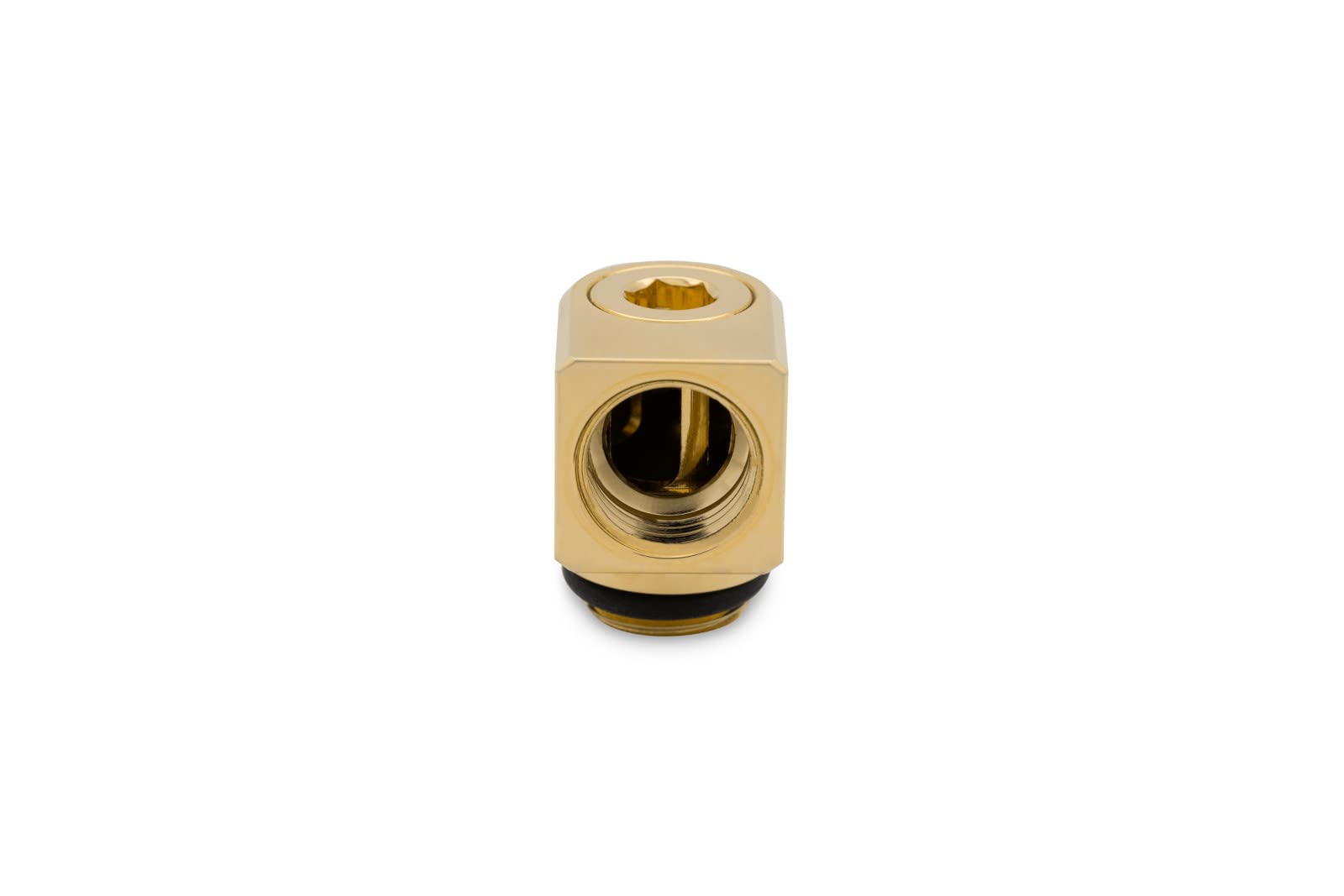 EKWB EK-Quantum Torque Micro Rotary 90 Degree Angled Fitting, Gold