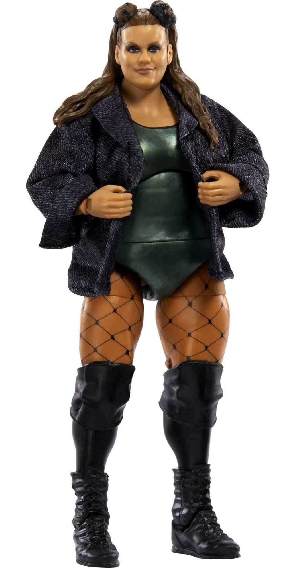 Mattel WWE Elite Collection Action Figure & Accessories, Series #96 Doudrop 6-inch Collectible with 25 Articulation Points & Swappable Hands